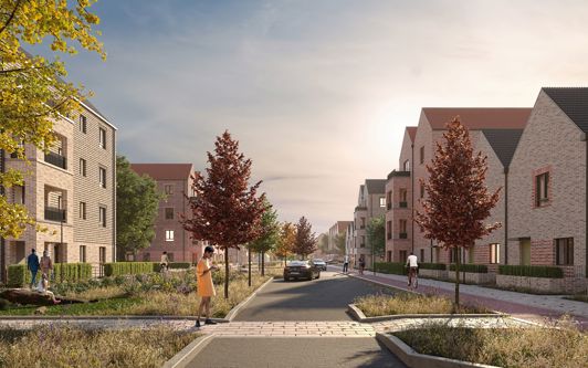 First images of new 1,200-home village in Cherry Hinton | Bellway Corporate